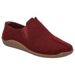 Hausschuh Josef Seibel "Vinny 05, bordeaux", Damen, Gr. 36, rot (bordeaux), Obermaterial: 100% Textilmaterial TEXMAT., Schuhe Hausschuh