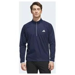 Sweatshirt Adidas PERFORMANCE "ULTIMATE365 DURABLE WATER REPELLENT WIND QUARTER-ZIP", Herren, Gr. S, collegiate navy, wei&szlig;, Obermaterial: 100% Polyester, angesetztes B&uuml;ndchen, Sweatshirts Sweatshirt