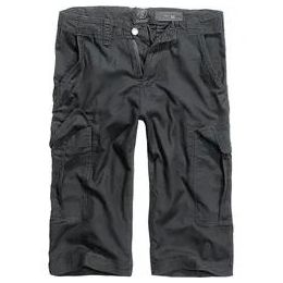 Stoffhose BRANDIT "Brandit Herren Havannah Cargo Shorts", Herren, Gr. XL, US-Gr&ouml;&szlig;en, schwarz, 100% Baumwolle, unifarben, normal, Hosen Stoffhose