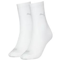 Socken Puma "Puma WOMEN SOCK", Damen, Gr. 35-38, wei&szlig;, Baumwollmischung, normal, Socken Socken, mit atmungsaktivem Mesh zur Bel&uuml;ftung, um k&uuml;hl und trocken zu bleiben