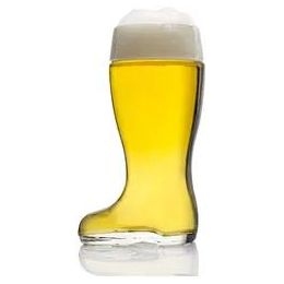 Bierglas ST&Ouml;LZLE "Bierglas Stiefel 1000 ml transparent", bunt (transparent), Glas, Trinkgef&auml;&szlig;e