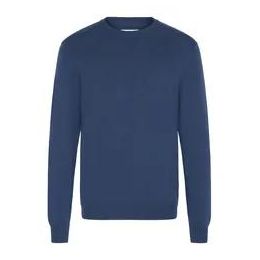 Strickfleece-Pullover Blend "Strickpullover BHDAN", Herren, Gr. XL, blau (marineblaus), Obermaterial: 70% Viskose CV. 30% Nylon NY., Pullover