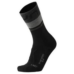 Kurzsocken uyn "Socken 1er Pack", Herren, Gr. 39-40, bunt (grau, schwarz), Obermaterial: 50% Polyamid PA. 24% Wolle mw. 16% Polypropylen PP. 7% Polyacryl PAN. 3% Elasthan EL., Socken