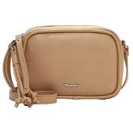 Umh&auml;ngetasche Tamaris "Umh&auml;ngetasche TAS Keona", Damen, Gr. B/H/T: 21cm x 15cm x 8,5cm 0, beige (sand 420), Polyurethan, Taschen Umh&auml;ngetasche