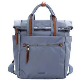 Emily & Noah Rucksack EMILY & NOAH "Rucksack E&N Esther", Damen, Gr. B/H/T: 25cm x 34cm x 13cm, blau (crystal blau 536), Polyester, Rucks&auml;cke Rucksack