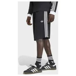 Shorts Adidas ORIGINALS "3-STREIFEN", Herren, Gr. XXL, N-Gr, schwarz, normal, gr., Obermaterial: 100% Baumwolle, Hosen Shorts, sportlicher Stil, f&uuml;r Stra&szlig;e und Zuhause, aus weichem French Terry