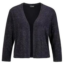 Strickjacke GOLDNER "Wunderbar leichter Strick-Bolero", Damen, Gr. 52, schwarz, Obermaterial: 84% Viskose CV. 16% metallisierte Fasern MTF., eng Tubular, Strickjacken Strickjacke, perfekte L&auml;nge um ein Kleid darunter zu tragen
