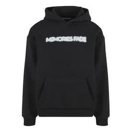 Kapuzensweatshirt "Upscale by Mister Tee Memories Fade Fluffy Hoody", Herren, Gr. 5XL, schwarz, 70% Baumwolle, 30% Polyester, UPSCALE BY Mister Tee, bedruckt, Sweatshirts