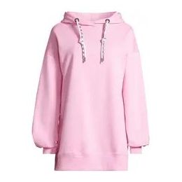 Kapuzenpullover SALZHAUT "Hoodie JULIANE", Damen, Gr. S, rosa (ros&eacute;), Obermaterial: 55% Baumwolle CO. 45% Polyester PES., Pullover Kapuzenpullover