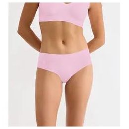 Hipster Sloggi "ZERO Feel 2.0 Hipster", Damen, Gr. M, floral pink, Single Jersey, Obermaterial: 76% Polyamid, 24% Elasthan, Unterhosen, nahtlos und unsichtbar