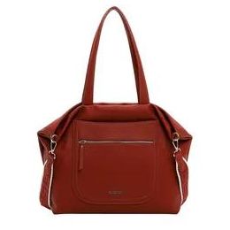 Emily & Noah Shopper EMILY & NOAH "Shopper E&N Heidi", Damen, Gr. B/H/T: 45cm x 32cm x 13cm 0, rot (rust 624), Polyurethan, Taschen Shopper