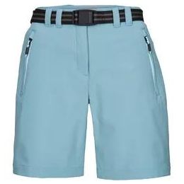 Bermudas Killtec "KOS 19 WMN BRMDS", Damen, Gr. 40, Normalgr&ouml;&szlig;en, ocean, Obermaterial: 100% Polyester, Hosen Bermudas, wasserabweisend, schnelltrocknend, Stretch-Material, inkl. G&uuml;rtel