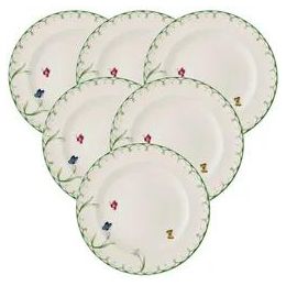 Villeroy & Boch Speiseteller VILLEROY & BOCH "Speiseteller Colourful Spring &oslash; 27 cm 6er Set bunt", bunt, Speiseteller, Speiseteller