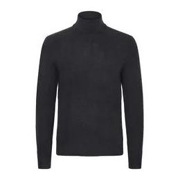 Rollkragenpullover Casual Friday "Rollkragenpullover CFHEINE roll neck", Herren, Gr. M, blau (schwarz navy), Obermaterial: 65% Polyacryl PAN. 27% Nylon NY. 5% Wolle mw. 3% Polyester PES., Pullover Rollkragenpullover