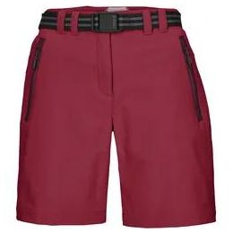 Bermudas Killtec "KOS 19 WMN BRMDS", Damen, Gr. 36, Normalgr&ouml;&szlig;en, weinrot, Obermaterial: 100% Polyester, Hosen Bermudas, wasserabweisend, schnelltrocknend, Stretch-Material, inkl. G&uuml;rtel
