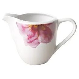 Villeroy & Boch Milchbeh&auml;lter VILLEROY & BOCH "Milchk&auml;nnchen Rose Garden 210 ml bunt", bunt, Milchbeh&auml;lter