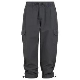 Cargohose Urban Classics "Urban Classics Girls Ripstop Cargo Pants 3/4", M&auml;dchen, Gr. 158/164, Normalgr&ouml;&szlig;en, schwarzstone, 100% Baumwolle, unifarben, normal, Hosen Cargohose