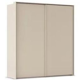 Kleiderschrank Rauch "Schwebet&uuml;renschrank Schrank Garderobe Ankleide Schlafzimmer TARO", champagner, griffleisten champagner, B:209cm H:226cm T:70cm, Holzwerkstoff, Schr&auml;nke, Kleiderschrank, 4 Breiten, optional Passepartout mit/ohne Beleuchtung MADE IN GERMANY