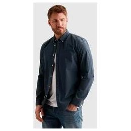 PME-Legend Langarmhemd PME LEGEND, Herren, Gr. 3XL, N-Gr, schwarz denim, Web, Obermaterial: 97% Baumwolle, 3% Elasthan, regular fit h&uuml;ftbedeckend, Manschette, Hemden, Button-down-Kragen