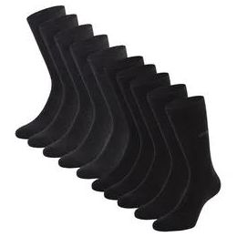 Kurzsocken Cinque "Socken Business 10P 10er Pack", Herren, Gr. 43-46, bunt (schwarz, anthrazit), Obermaterial: 80% Baumwolle CO. 16% Polyamid PA. 4% Elasthan EL., Socken