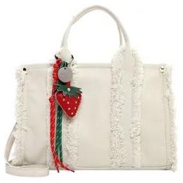 Shopper SURI FREY "Shopper SFY Kally", Damen, Gr. B/H/T: 34cm x 24cm x 14cm 0, beige (ecru 320), Polyester, Taschen Shopper