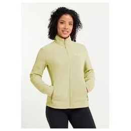 Fleecejacke Jack Wolfskin "TAUNUS 100 FZ W", Damen, Gr. M (38/40), daisy, Obermaterial: 100% POLYESTER. Futter: 100% POLYESTER, Jacken Fleecejacke