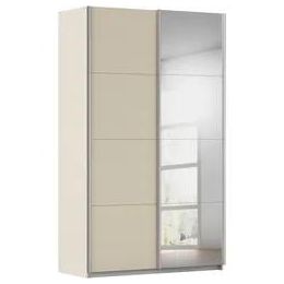 Schwebet&uuml;renschrank Rauch "Kleiderschrank Schrank Garderobe Schlafzimmerschrank CORTONA", beige (champagner), B:136cm H:229cm T:62cm, Holzwerkstoff, Schr&auml;nke, Schwebet&uuml;renschrank, in 3 Ausstattungen BASIC/CLASSIC/PREMIUM (SOFT-CLOSE) MADE IN GERMANY
