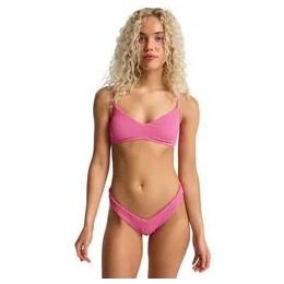 Bade-Shirt Billabong "Summer High V Bralette", Damen, Gr. L, Cup B, guava, Obermaterial: 69% Microfaser, 23% Microfaser, 8% Elasthan;, Bikini-Oberteile