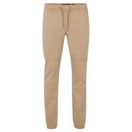 Chinohose INDICODE "Chinohose IDBrontus", Herren, Gr. XXL, N-Gr, gelb (amber), Obermaterial: 98% Baumwolle CO. 2% Elasthan EL., Hosen Chinohose