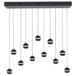 Sch&ouml;ner Wohnen LED Pendelleuchte "LINI", schwarz, 11, H: 22cm, 1 Stk., SCH&Ouml;NER WOHNEN-KOLLEKTION, Leuchten, SCH&Ouml;NER WOHNEN Kollektion, 3-Stufen Dimmer, Comfort-Lift, LED Pendelleuchte