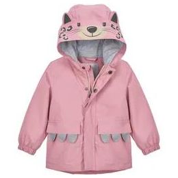 Funktionsjacke "FIOS 10 MNS JCKT", Kinder, Gr. 98/104, pink, Obermaterial: 100% Polyester;Futter: 100% Polyester;Futter 2:, FIRST INSTINCT BY Killtec, Jacken Funktionsjacke, Wind- und wasserdichte Kinderjacke im Leo-Design mit Kinnschutz