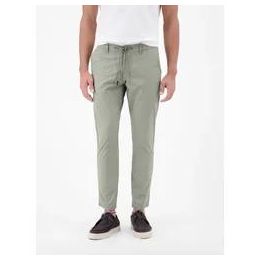 Chinohose Lerros "Leichte Chino mit Kordelzug", Herren, Gr. 34, L&auml;nge 34, tinted grau, 54% Baumwolle, 43% Nylon, 3% Elasthan, Hosen Chinohose
