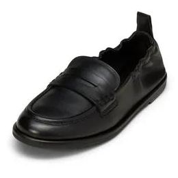 Marc O'Polo Loafer MARC O'POLO "mit elastischer Fersenkante", Damen, Gr. 42, schwarz, Obermaterial: 100% Leder (Rind), unifarben, Schuhe Loafer