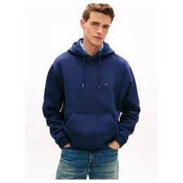 Kapuzensweatshirt Tommy Hilfiger "FLAG", Herren, Gr. M, carbon navy, Sweatware, Obermaterial: 100% Baumwolle, unifarben, regular fit normal, Rundhals, eingesetzt Rippb&uuml;ndchen, Sweatshirts, Regular fit