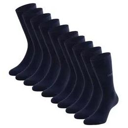 Kurzsocken Cinque "Socken Business 10P 10er Pack", Herren, Gr. 43-46, blau (dunkelblau), Obermaterial: 80% Baumwolle CO. 16% Polyamid PA. 4% Elasthan EL., Socken