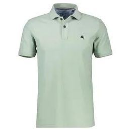 Poloshirt Lerros "Poloshirt mit COOL & DRY in GROSSEN GR&Ouml;SSEN", Damen, Gr. 5XL, bay gr&uuml;n, 60% Baumwolle, 40% Polyester, ohne Ausschnitt, Shirts, &Uuml;bergr&ouml;&szlig;e, Feuchtigkeitsregulierend, angenehm k&uuml;hl, Pflegeleicht