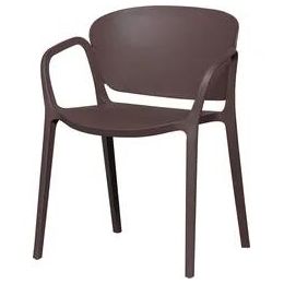 Esszimmerstuhl Woood, lila, braun, H:75cm, St&uuml;hle, Esszimmerstuhl