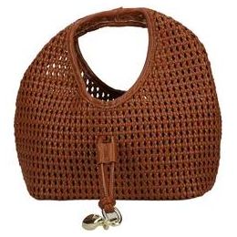 Henkeltasche Dolce Vita "Dolce Vita Taschen Lederimitat", Herren, Gr. onesize, cognac, Lederimitat, Taschen