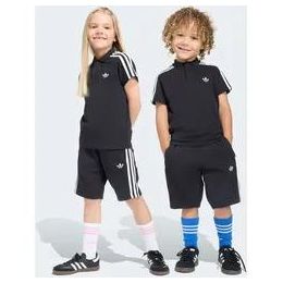 Trainingsanzug Adidas ORIGINALS "STS", Jungen, Gr. 122, schwarz, Obermaterial: 100% Baumwolle. Obermaterial Hose: 70% Baumwolle, 30% Polyester, Sportanz&uuml;ge Trainingsanzug