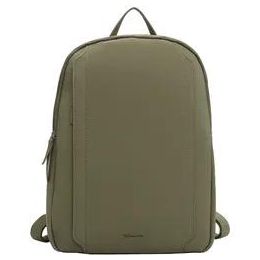 Rucksack Tamaris "Rucksack TAS Kimi", Damen, Gr. B/H/T: 35cm x 39cm x 13cm, gr&uuml;n (khaki 910), Obermaterial: 60% Polyurethan PU. 40% Polyester PES., Rucks&auml;cke Rucksack