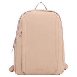 Rucksack Tamaris "Rucksack TAS Kimi", Damen, Gr. B/H/T: 35cm x 39cm x 13cm, rosa (lightrose 646), Obermaterial: 60% Polyurethan PU. 40% Polyester PES., Rucks&auml;cke Rucksack