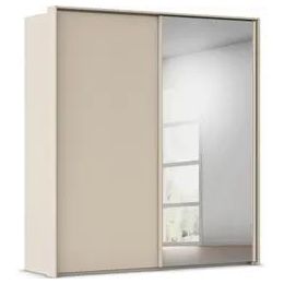 Kleiderschrank Rauch "Schwebet&uuml;renschrank Schrank Garderobe Ankleide Schlafzimmer TARO", champagner, griffleisten champagner, B:209cm H:226cm T:70cm, Holzwerkstoff, Schr&auml;nke, Kleiderschrank, 4 Breiten, optional Passepartout mit/ohne Beleuchtung MADE IN GERMANY