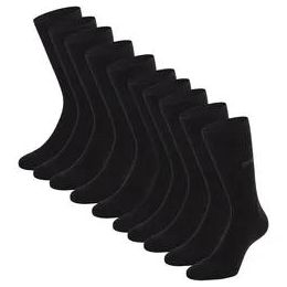 Kurzsocken Cinque "Socken Business 10P 10er Pack", Herren, Gr. 39-42, schwarz, Obermaterial: 80% Baumwolle CO. 16% Polyamid PA. 4% Elasthan EL., Socken