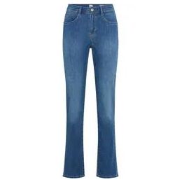 5-Pocket-Jeans Brax "Style MARY", Damen, Gr. 42L (84), Langgr&ouml;&szlig;en, blau, Denim/Jeans, 75% Baumwolle, 17% Polyester, 5% Elastomultiester, 3% Elasthan, Jeans 5-Pocket-Jeans