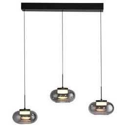 Sch&ouml;ner Wohnen LED Pendelleuchte "SIA", schwarz, 3, H: 80cm, 1 Stk., SCH&Ouml;NER WOHNEN-KOLLEKTION, Leuchten, SCH&Ouml;NER WOHNEN Kollektion, H&ouml;henverstellbar, SimplyDim, Memoryfunktion, LED Pendelleuchte