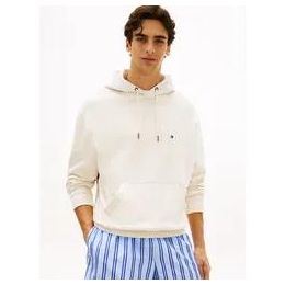 Kapuzensweatshirt Tommy Hilfiger "FLAG", Herren, Gr. XL, ivory petal, Sweatware, Obermaterial: 100% Baumwolle, unifarben, regular fit normal, Rundhals, eingesetzt Rippb&uuml;ndchen, Sweatshirts, Regular fit