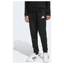 Trainingshose Adidas PERFORMANCE "ENT26 SW PNTY", Jungen, Gr. 128, N-Gr, schwarz, wei&szlig;, Obermaterial: 70% Baumwolle, 30% Polyester, Hosen Trainingshose