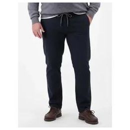 Chinohose Lerros "Leichte Chino mit Kordelzug", Herren, Gr. 44, L&auml;nge 34, blau night, 54% Baumwolle, 43% Nylon, 3% Elasthan, Hosen Chinohose