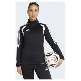 Trainingsshirt Adidas PERFORMANCE "TIRO26 LEAGUE TRAININGSOBERTEIL", Damen, Gr. XXL, schwarz, wei&szlig;, Obermaterial: 100% Polyester, Shirts, mit Rei&szlig;verschluss bis zur Brust, mit Climacool-Technologie