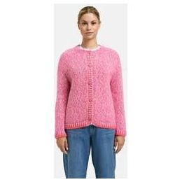 Smith & Soul Cardigan SMITH & SOUL, Damen, Gr. L, lavender, Material: 40% Polyacryl, 30% Mohair, 30% Polyamid, meliert, regular fit normal, hoch geschlossener Ausschnitt, eingesetzt Rippb&uuml;ndchen, Strickjacken